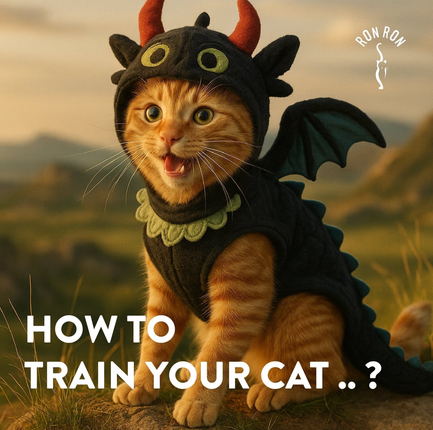 How to Train Your Cat... or How Your Cat Trains You? – RON RON Premium ...