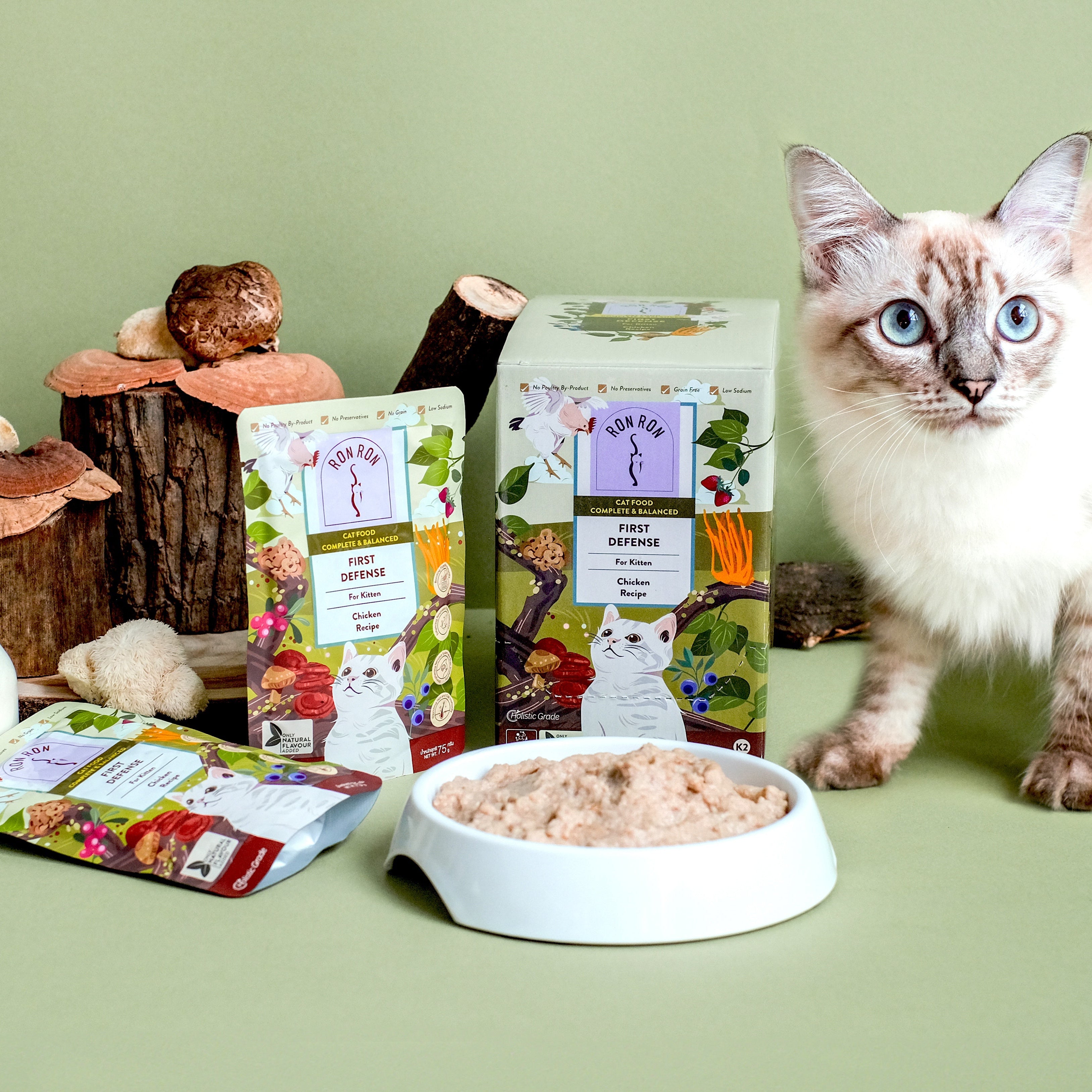 First Defense ( Box ) 12 Pouches – RON RON Premium Cat Food